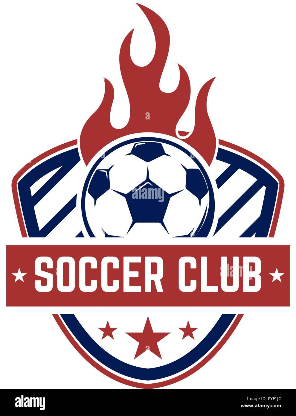 Set of varsity emblems hi-res stock photography and images - Alamy