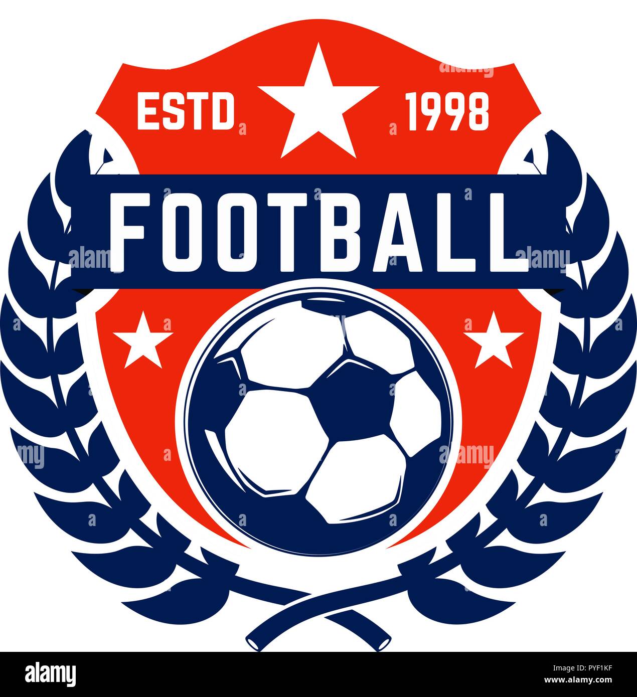 Set of varsity emblems hi-res stock photography and images - Alamy