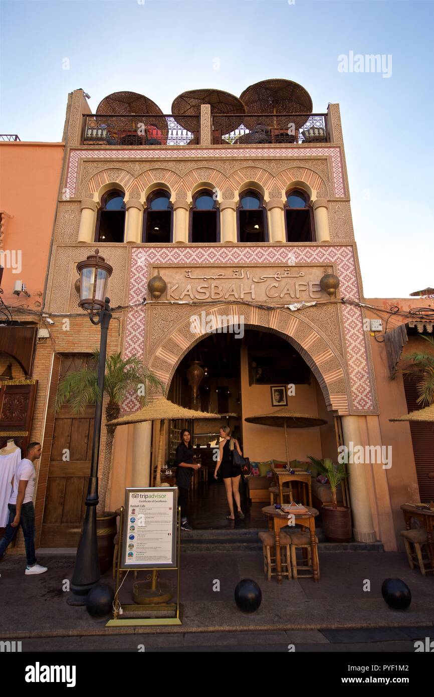 Morocco street scene Stock Photo - Alamy