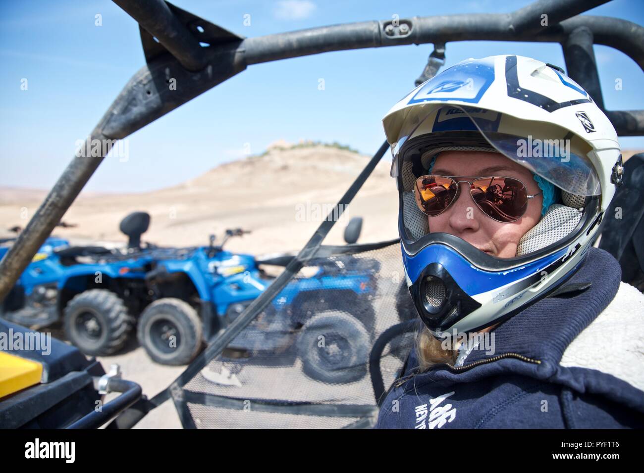 quad biking Marrakech Stock Photo - Alamy