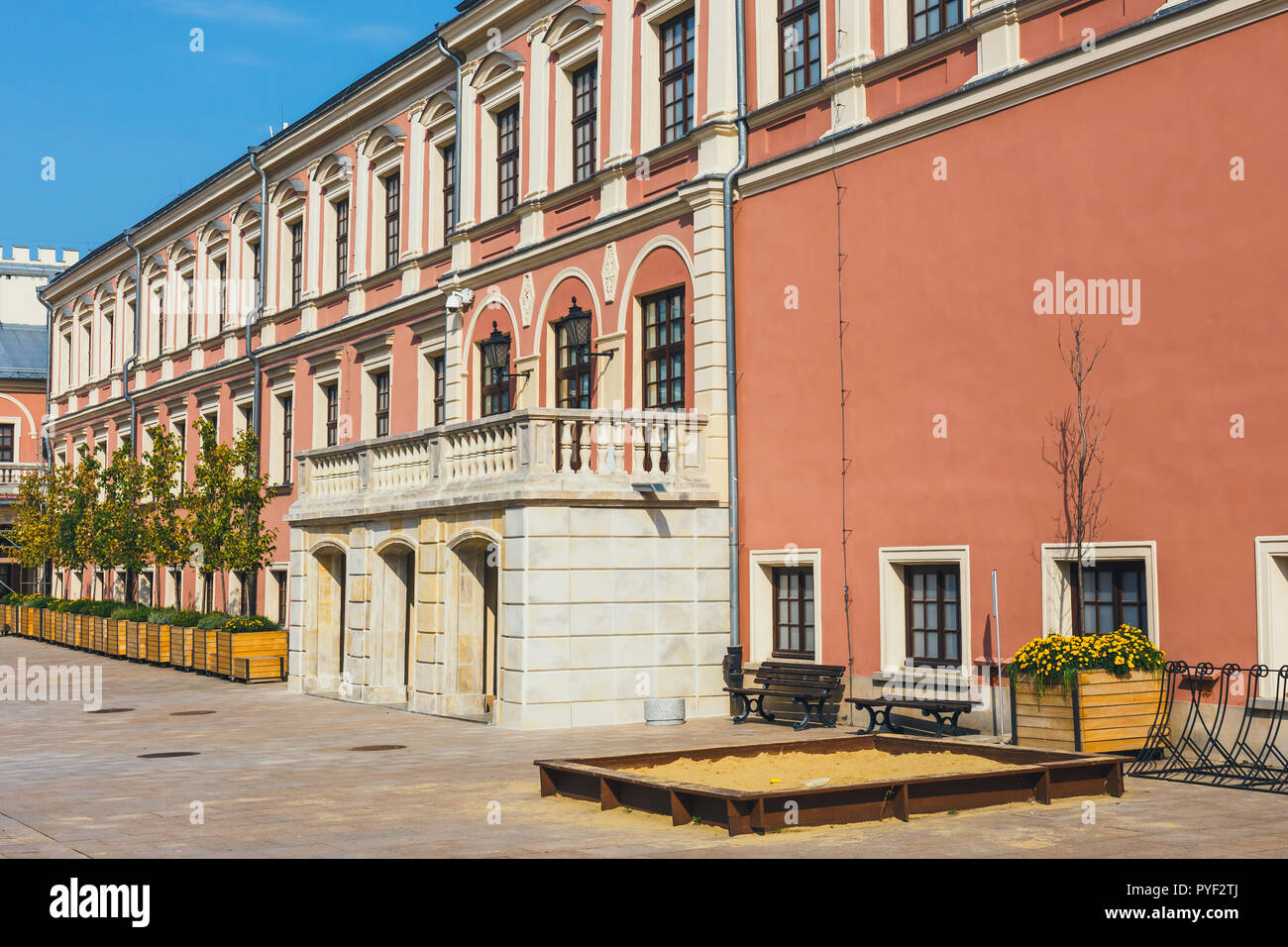 view of medieval royal castle in Lublin, Poland Stock Photo - Alamy