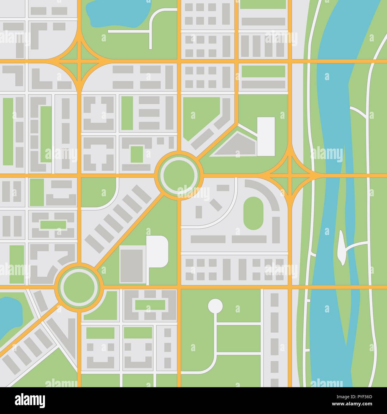 Abstract city map Stock Vector Images - Alamy