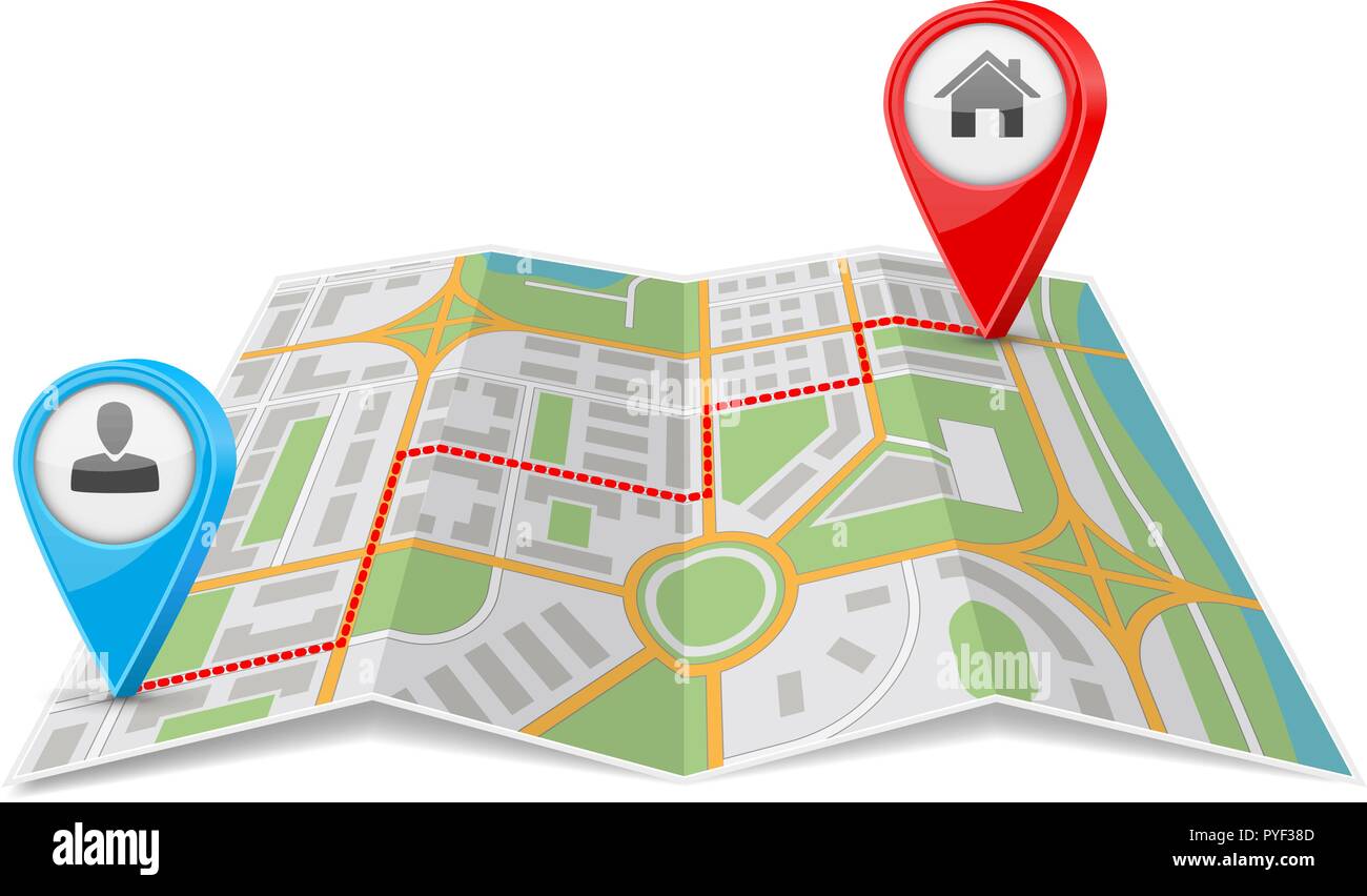 Destination map hi-res stock photography and images - Alamy