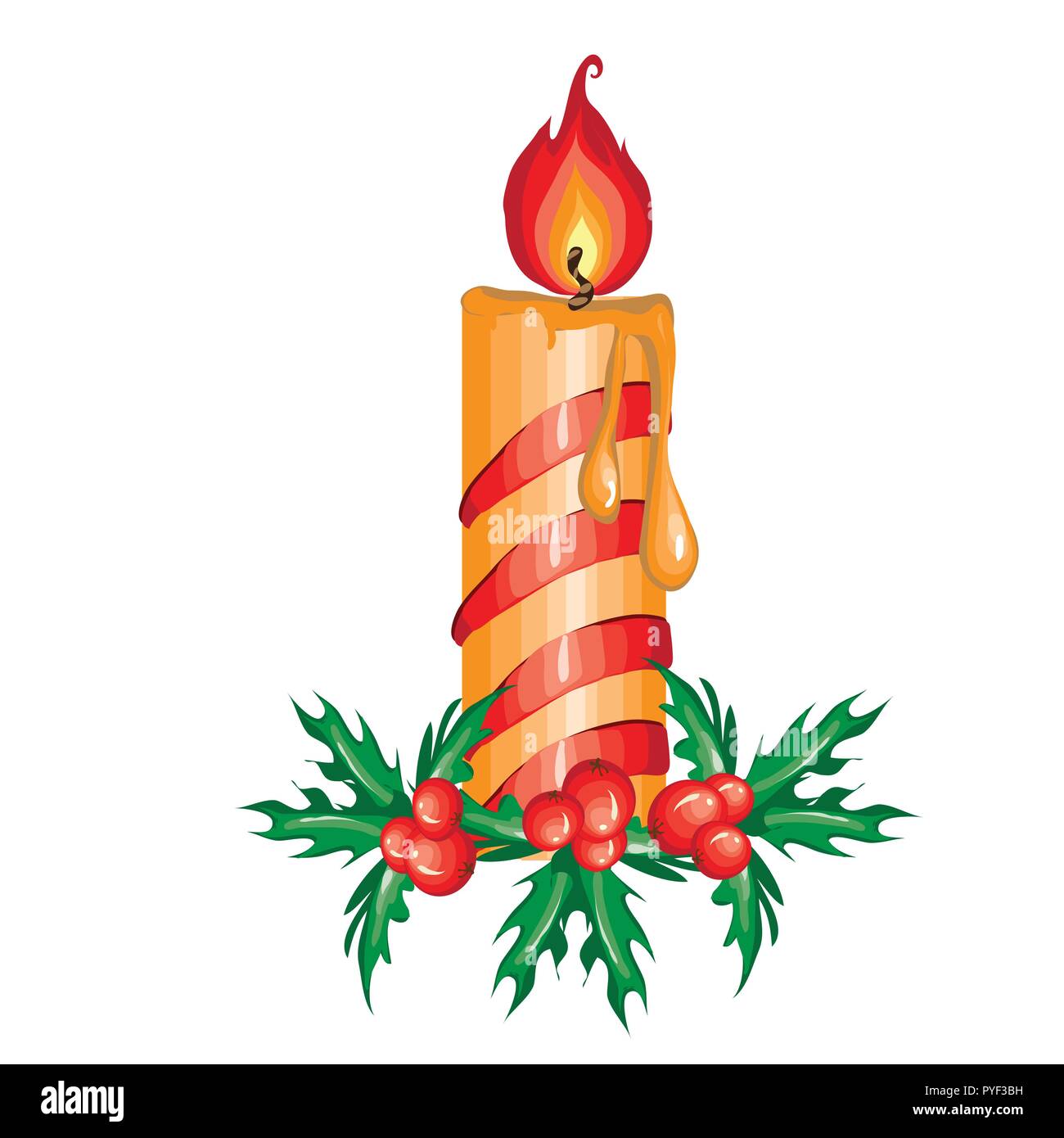 Cartoon burning leaf Stock Vector Images - Alamy