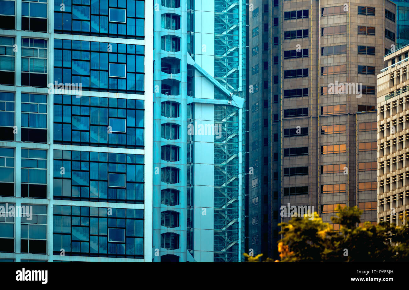 office building closeup and tree, business concept Stock Photo - Alamy