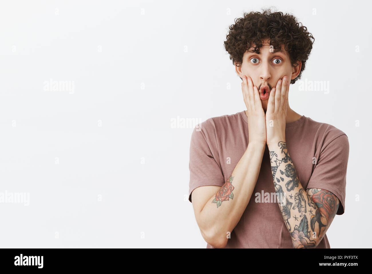 Man squeezing waist hi-res stock photography and images - Alamy