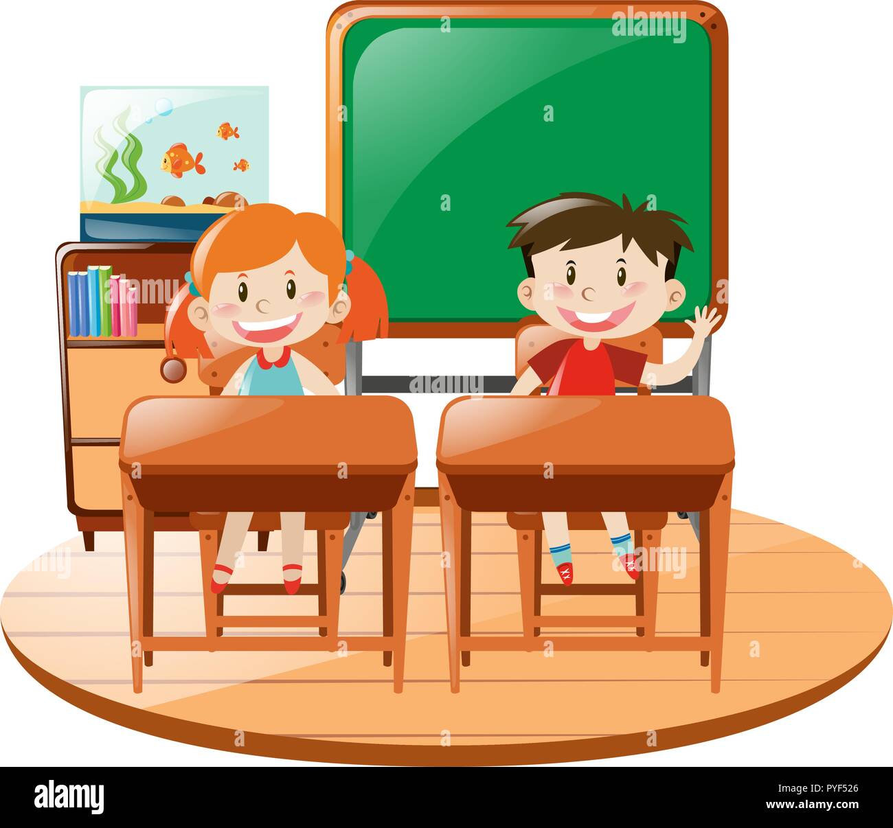 Two Students Clipart