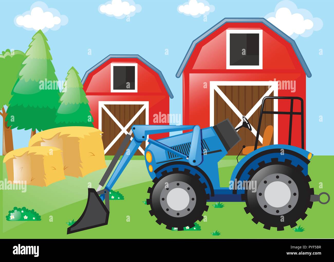 Drawing Tractor High Resolution Stock Photography and Images - Alamy