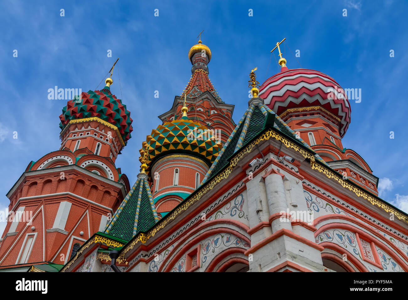 The Most Famous Place In Moscow, Saint Basil's Cathedral, Russia Stock ...