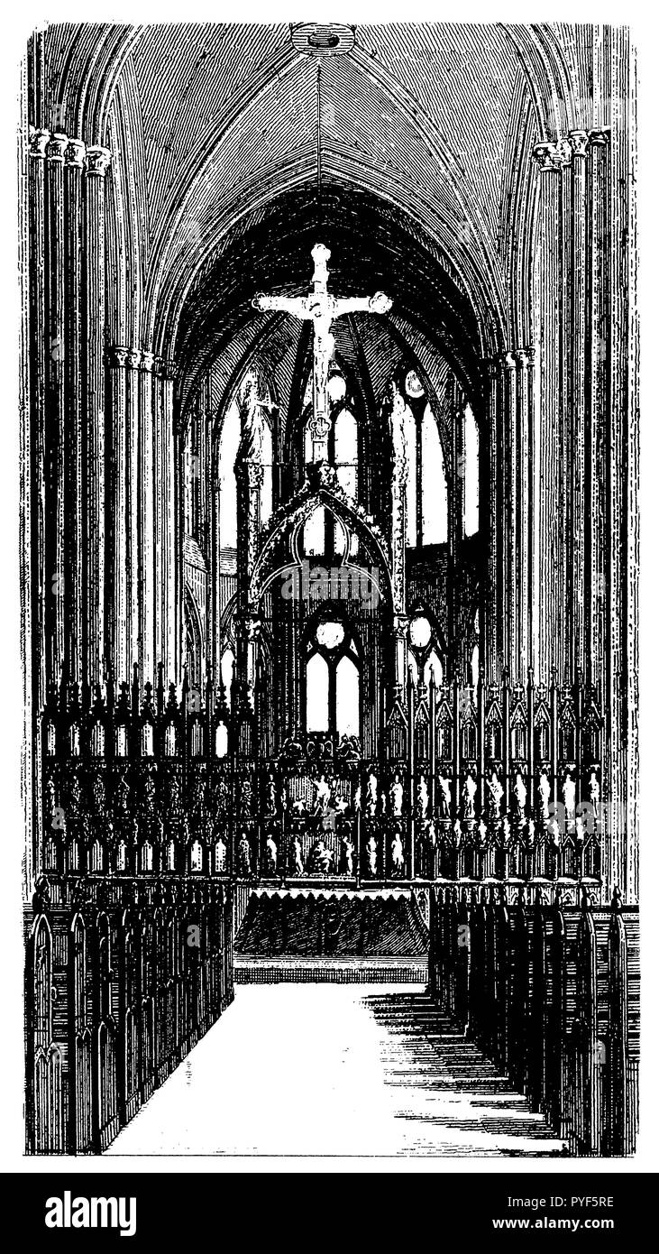Church altar drawing hi-res stock photography and images - Alamy