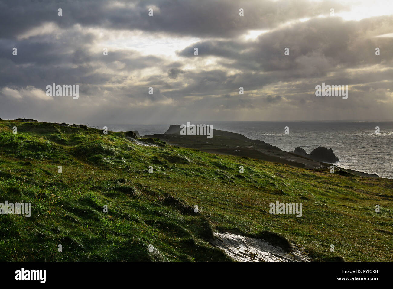 mythical landscapes in ireland Stock Photo - Alamy