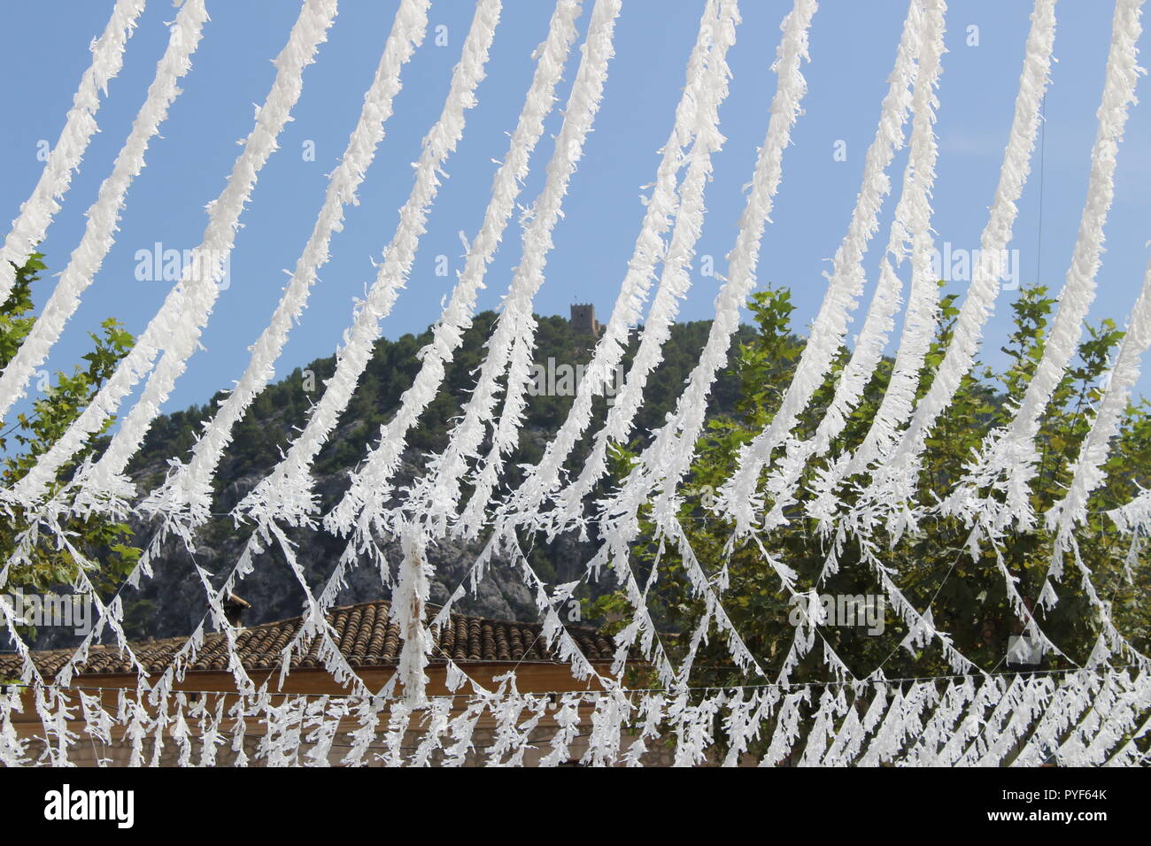 White bunting hi-res stock photography and images - Alamy