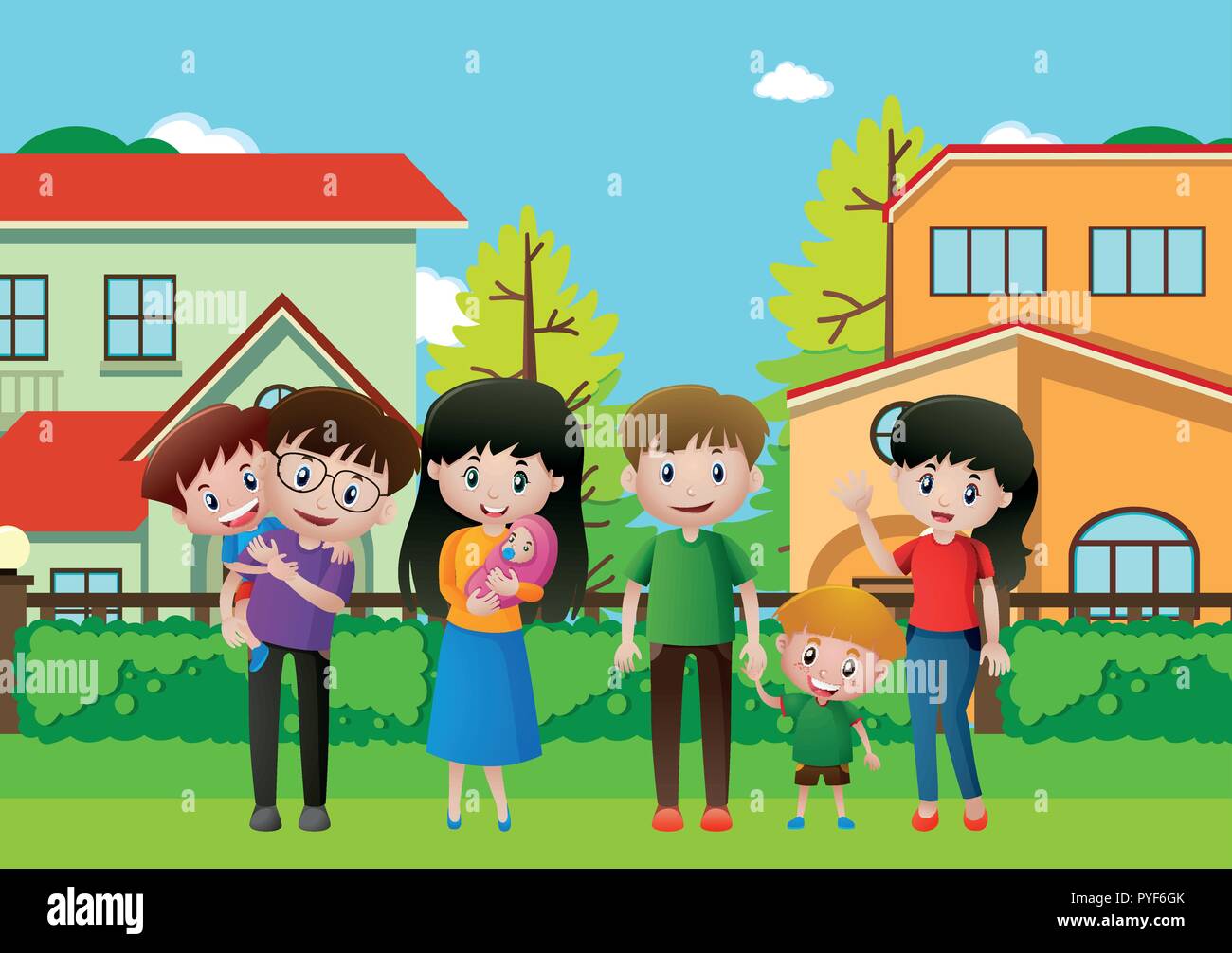 Baby house grass Stock Vector Images - Alamy