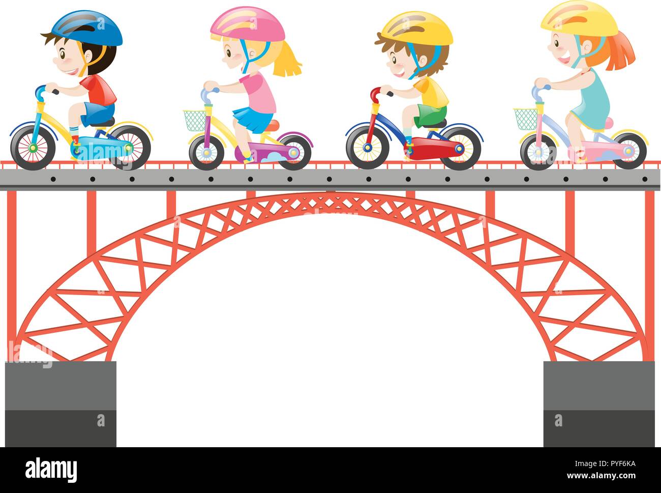 Over The Bridge Clipart