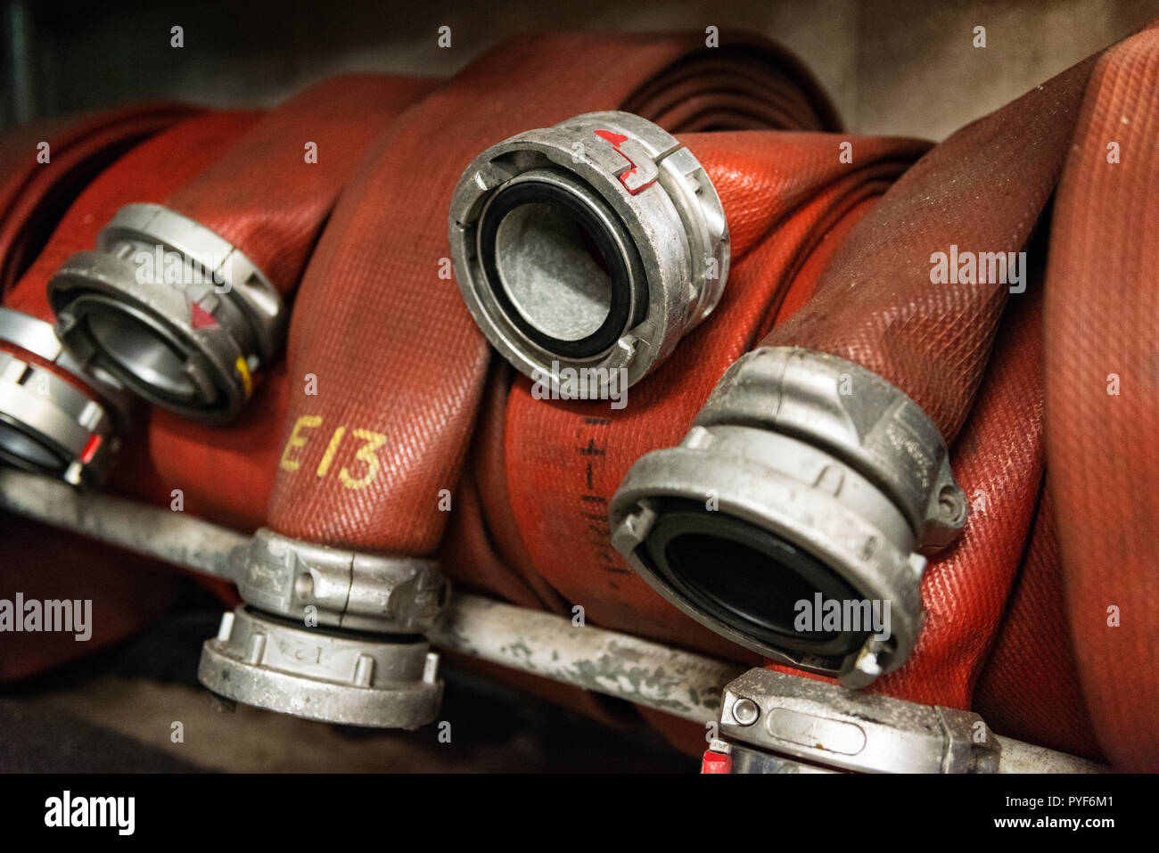 The red fire pumps by the real squad fire truck in Chicago Fire ...