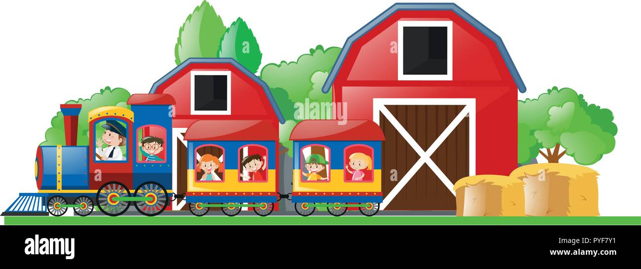 Train barn Stock Vector Images - Alamy