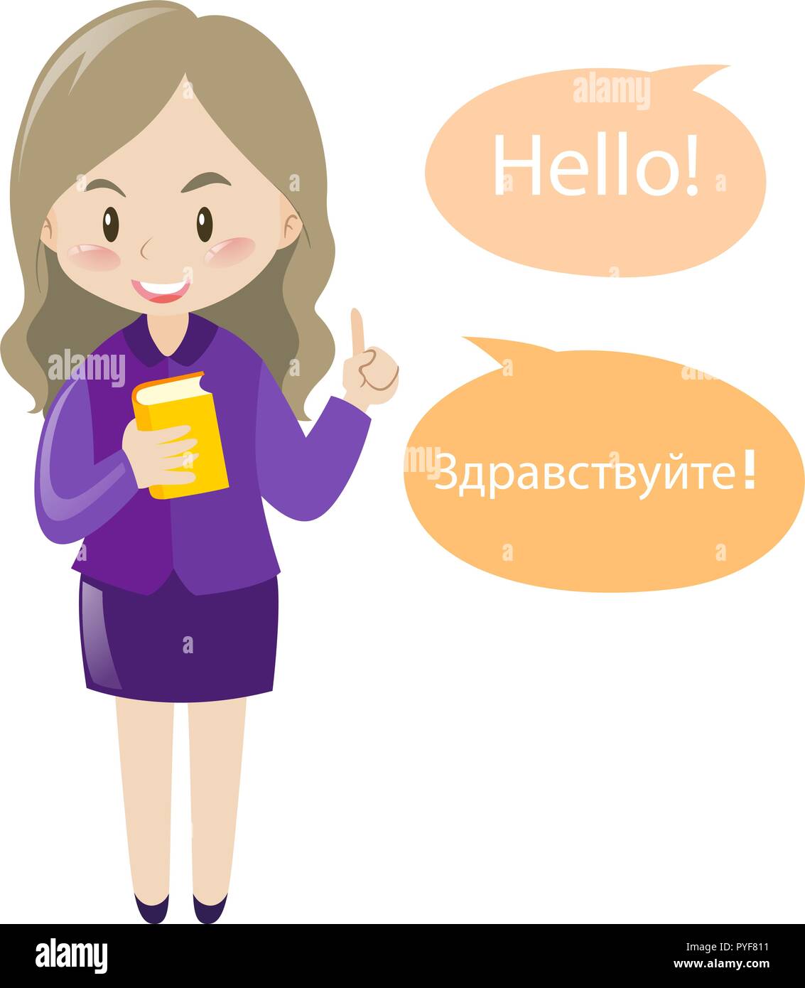 Teaching language image Stock Vector Images - Alamy