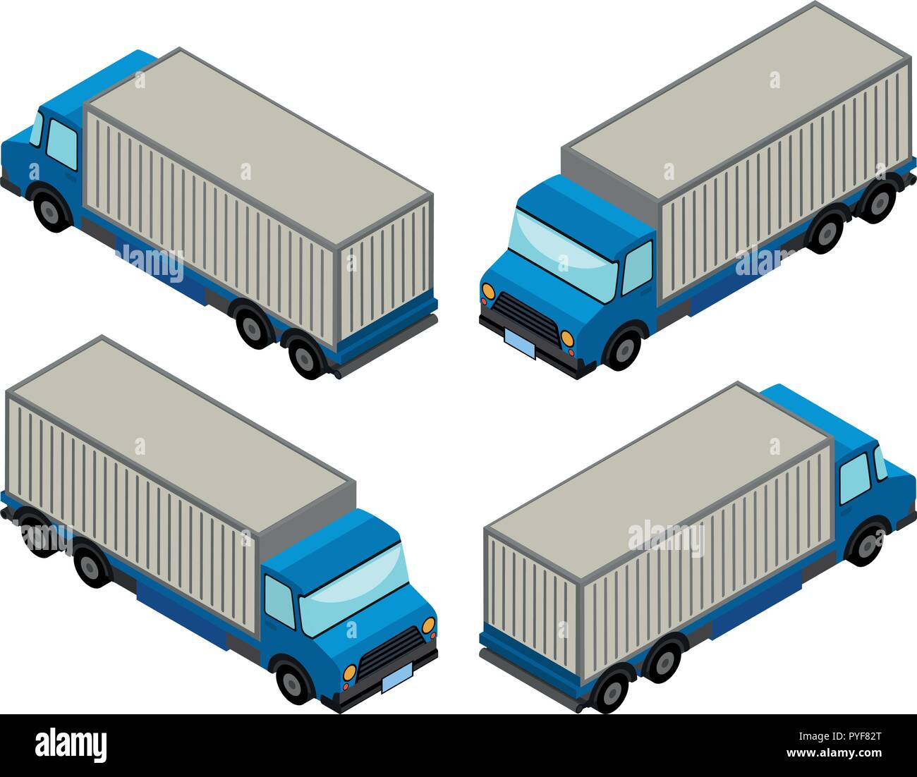 3D design for lorry trucks illustration Stock Vector Image & Art - Alamy