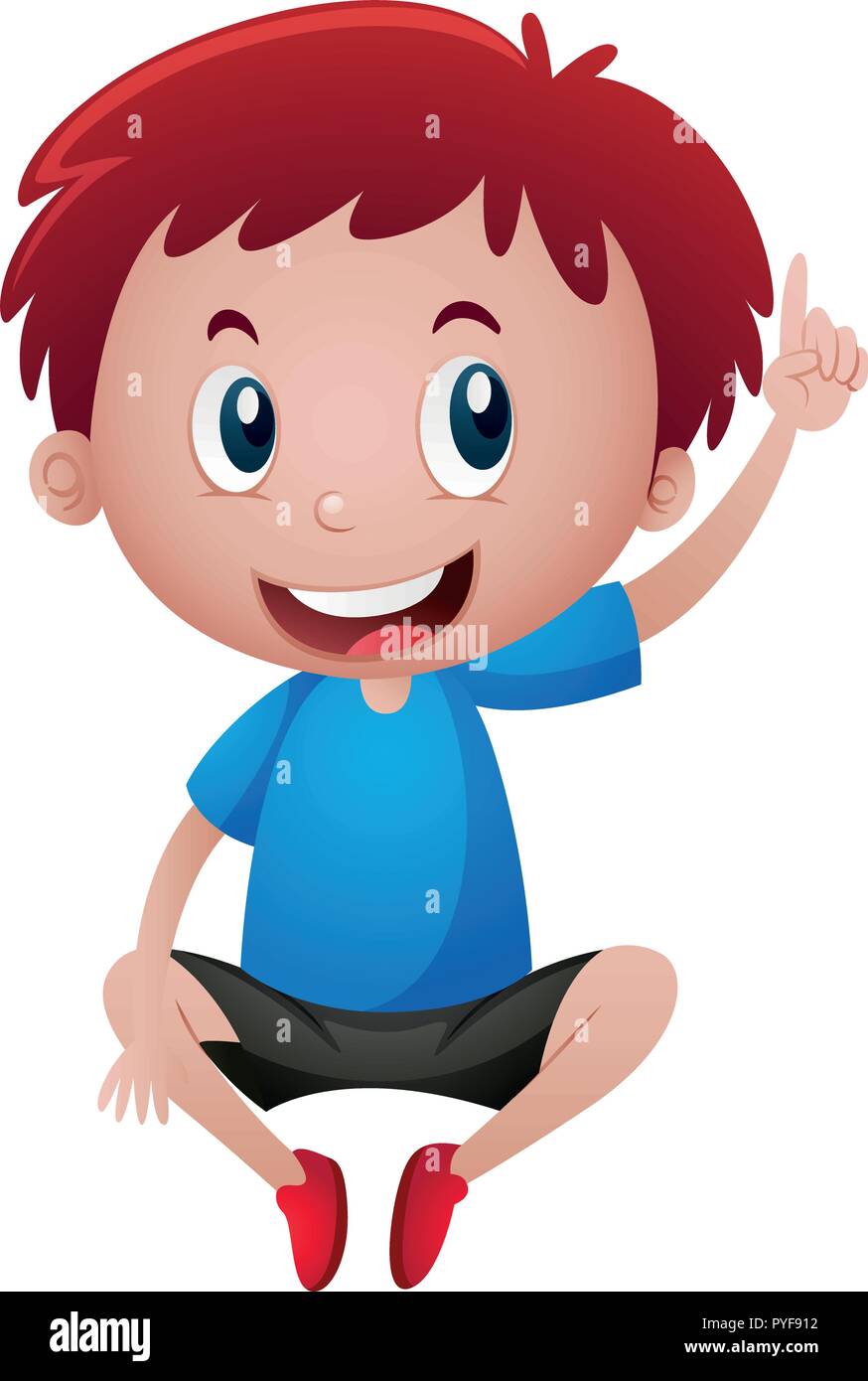 Little boy pointing up his finger illustration Stock Vector Image & Art ... Little boy pointing up his finger illustration Stock Vector Image & Art ...