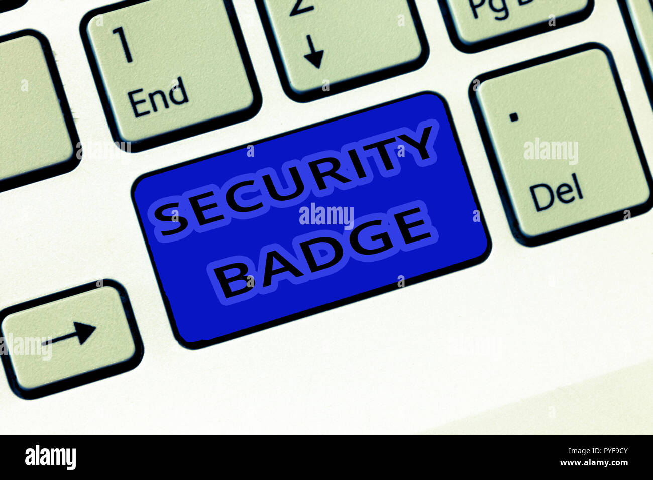Handwriting Text Security Badge Concept Meaning Credential Used To Gain Accessed On The handwriting-text-security-badge-concept-meaning-credential-used-to-gain-accessed-on-the
