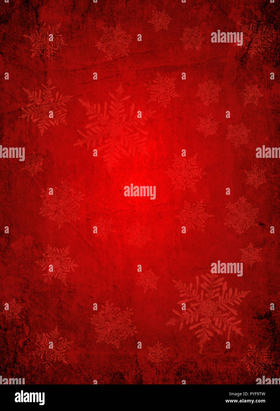 Red christmas paper background with white snow flakes Stock Photo - Alamy