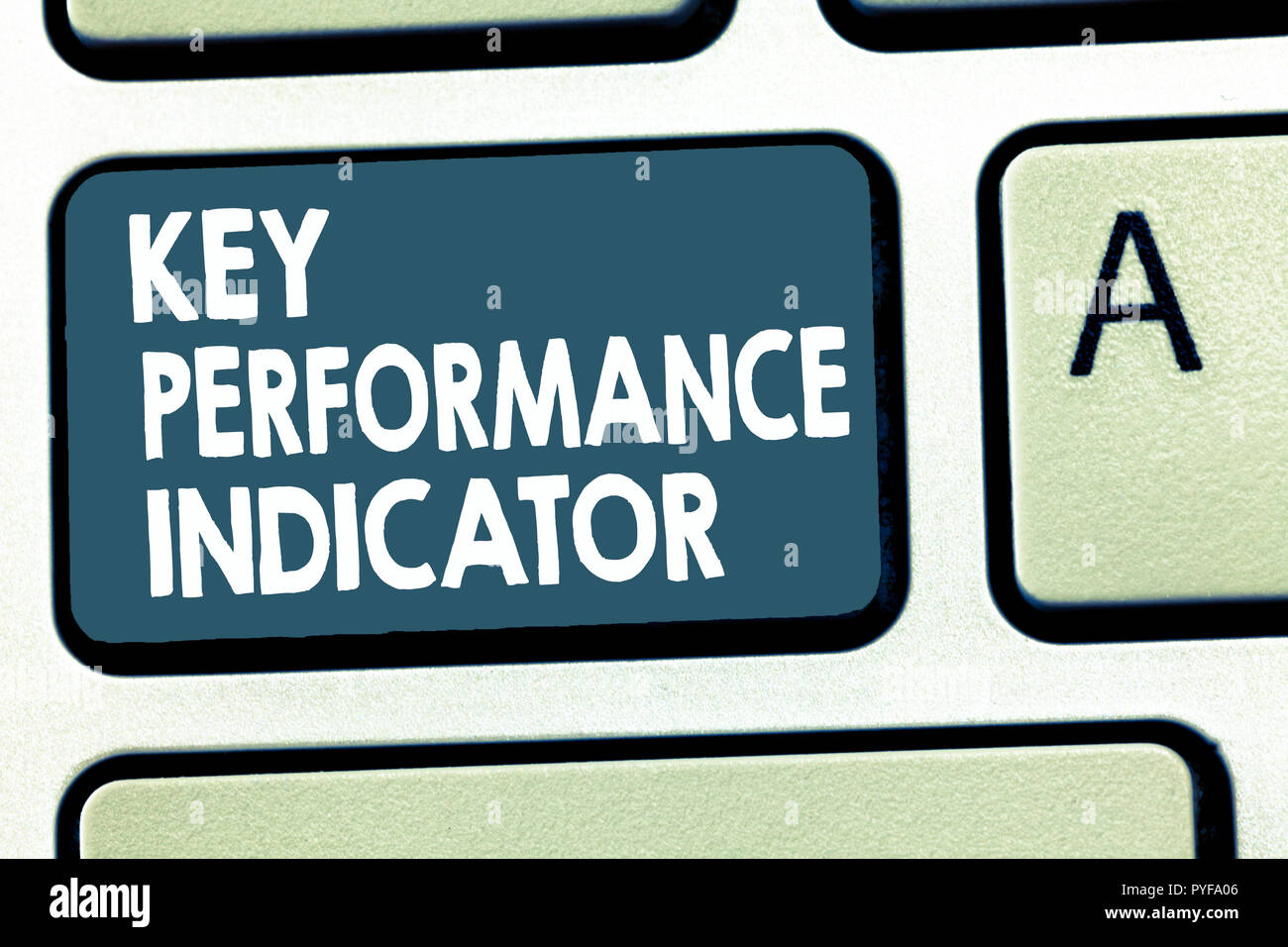 Conceptual hand writing showing Key Performance Indicator. Business ...