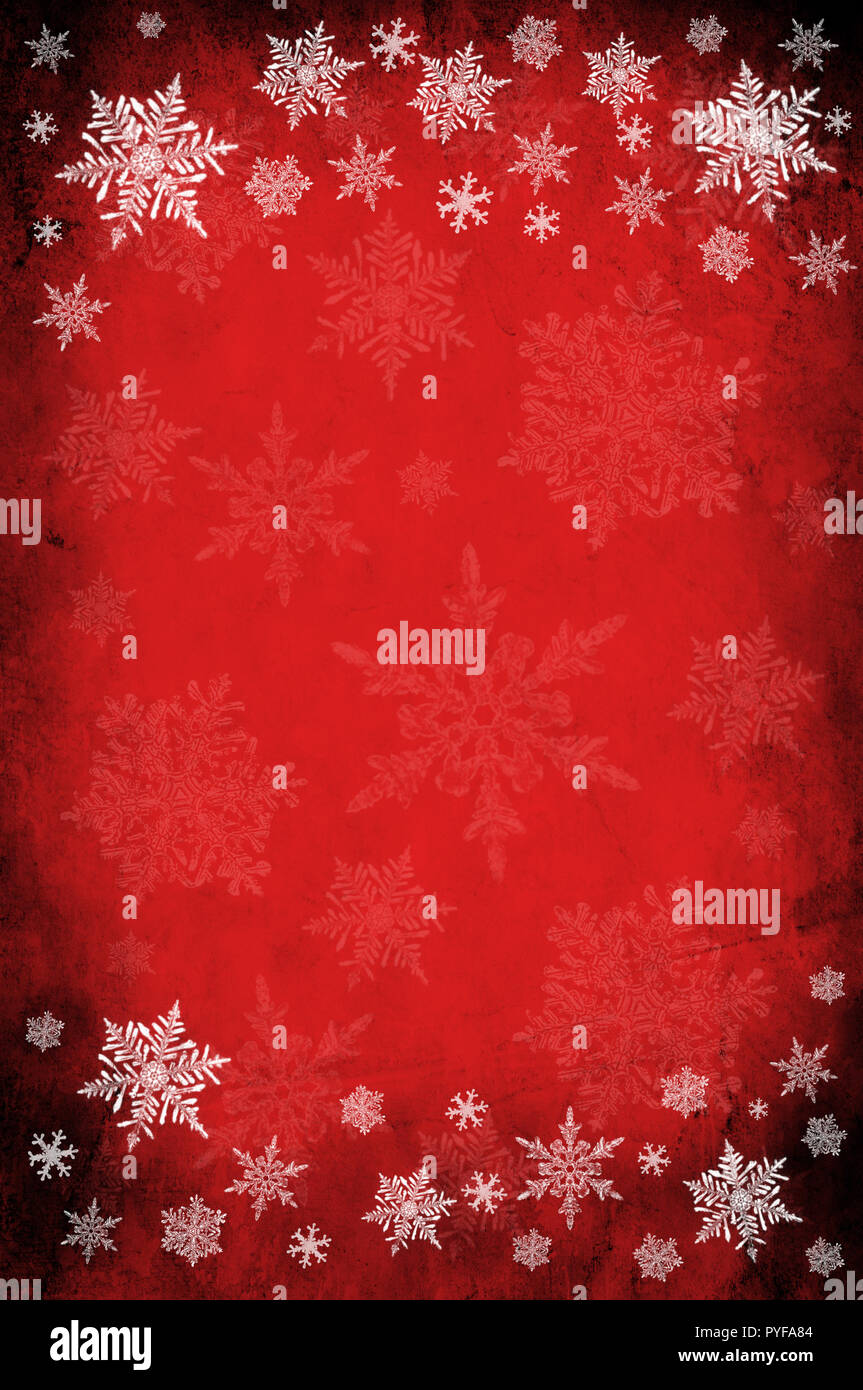 Grunge red paper background or texture - christmas theme Stock Photo ...