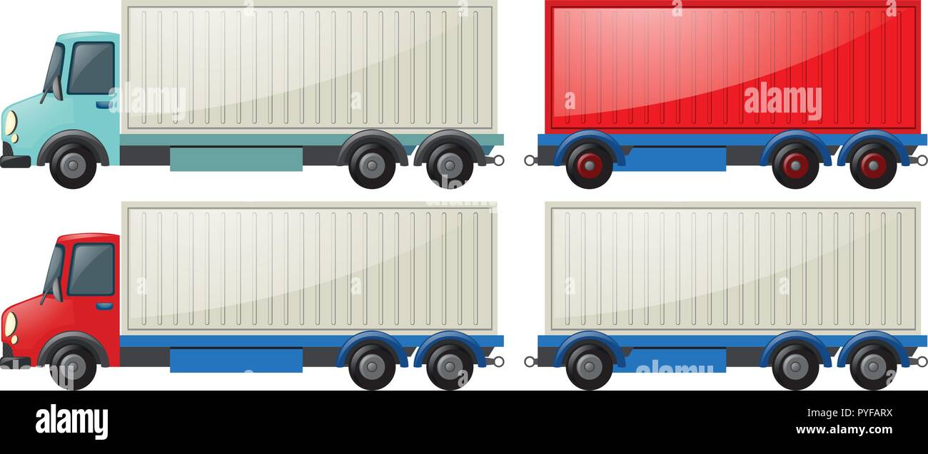 Two carts Stock Vector Images - Alamy