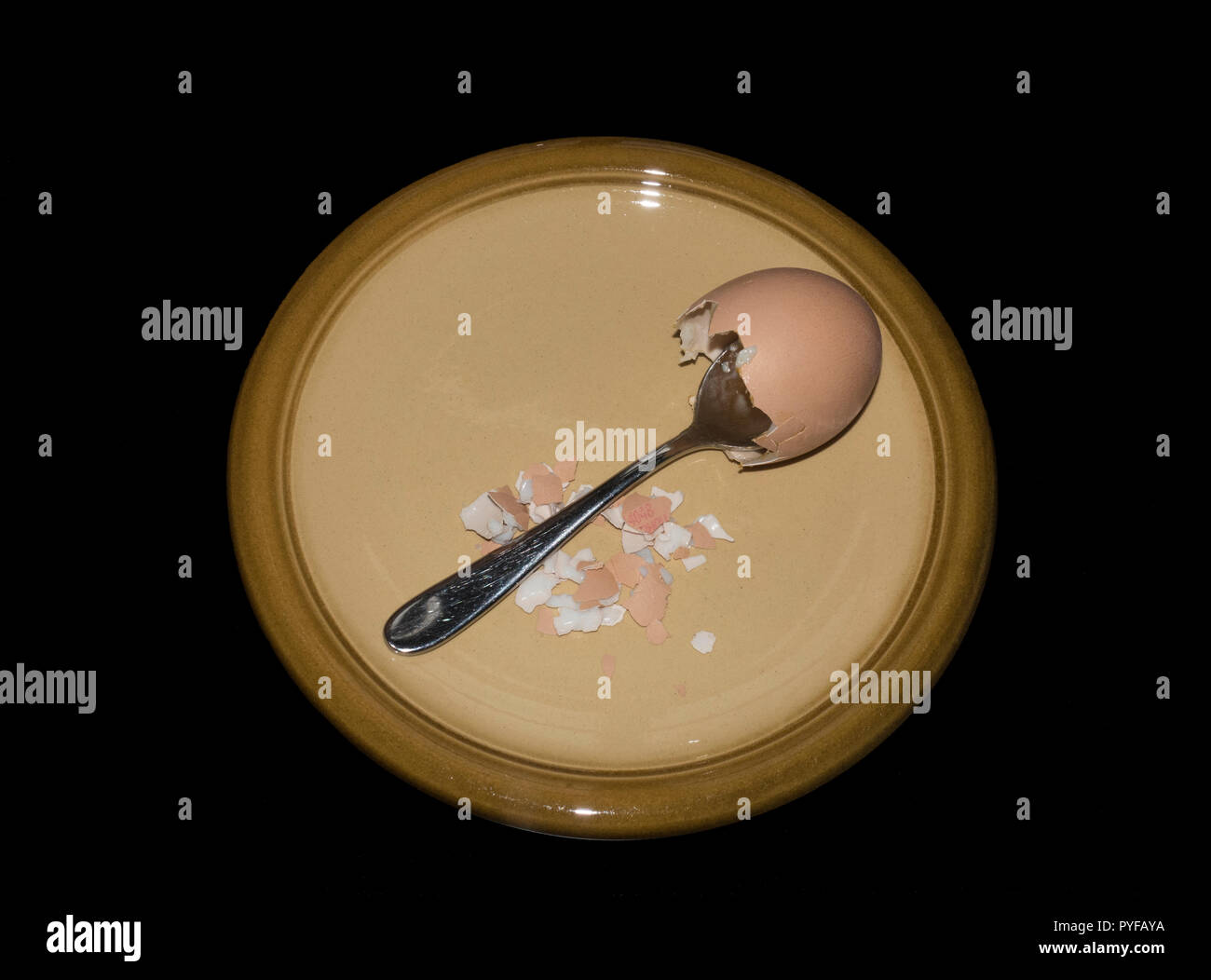 Empty breakfast plate hi-res stock photography and images - Alamy