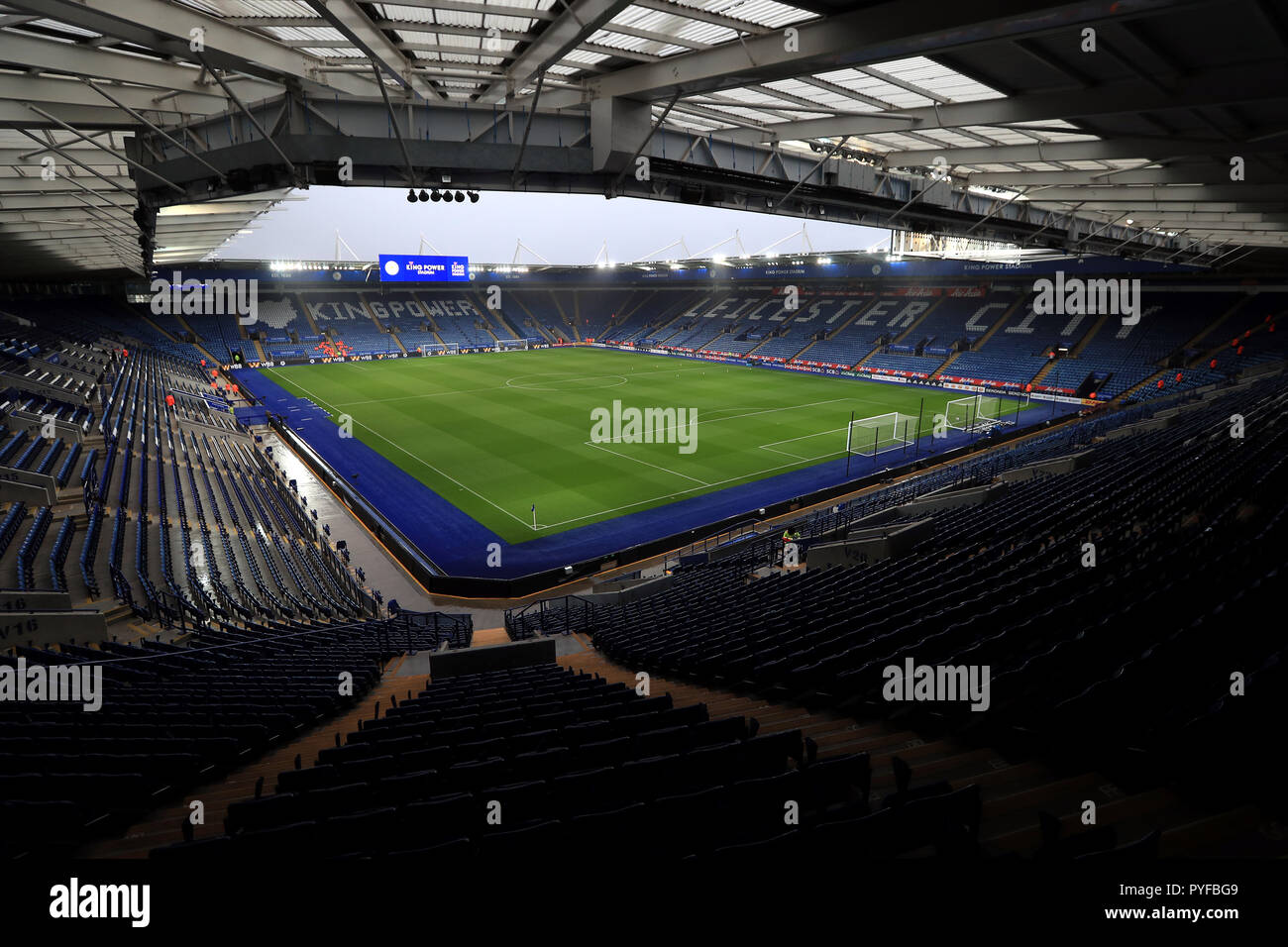 View of roof of king power stadium hi-res stock photography and images ...