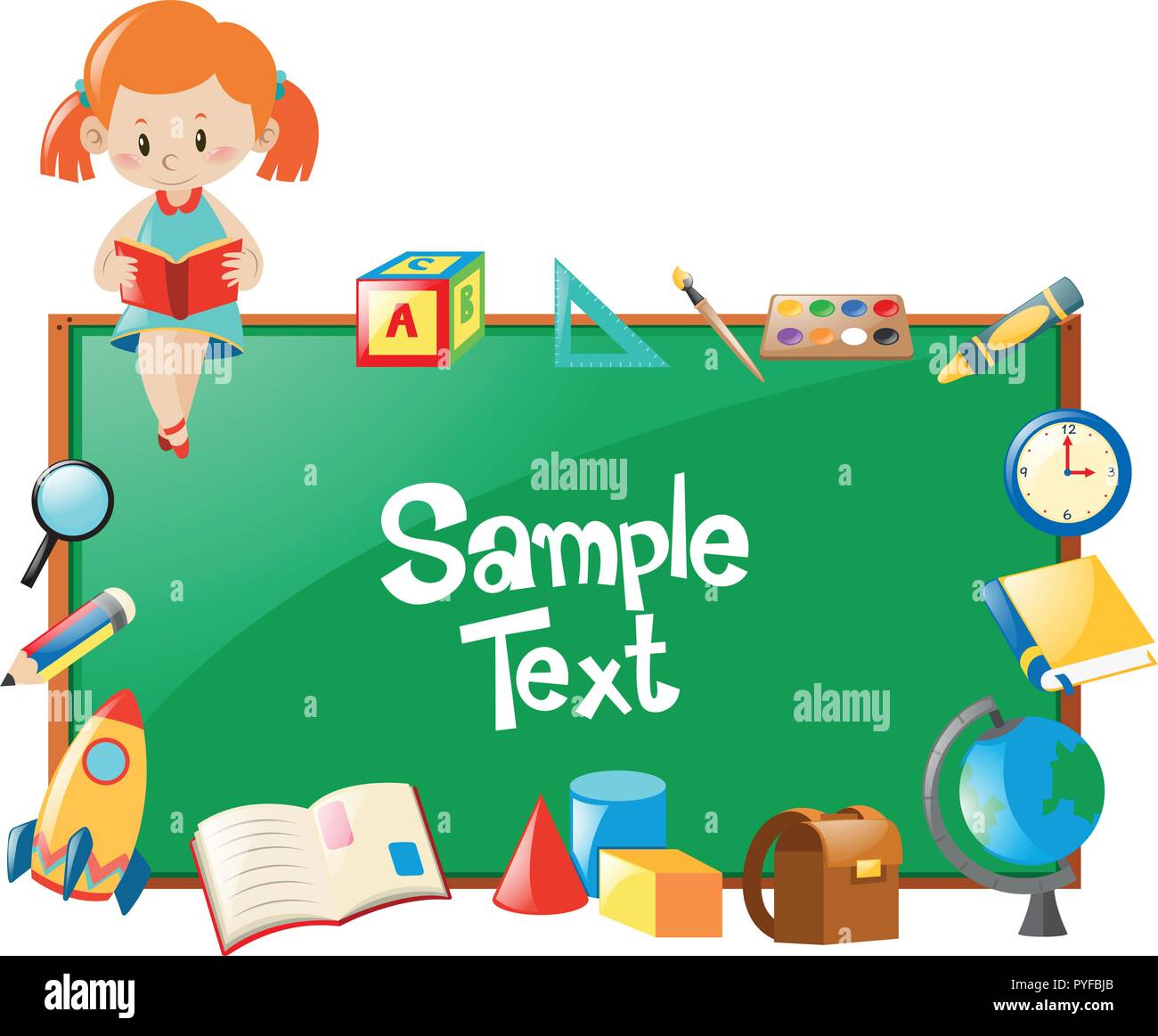 Materials for writing Stock Vector Images - Alamy