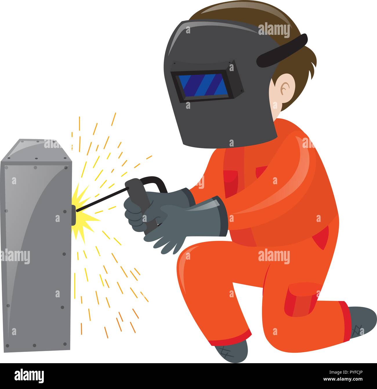 Technician tool box Stock Vector Images - Alamy