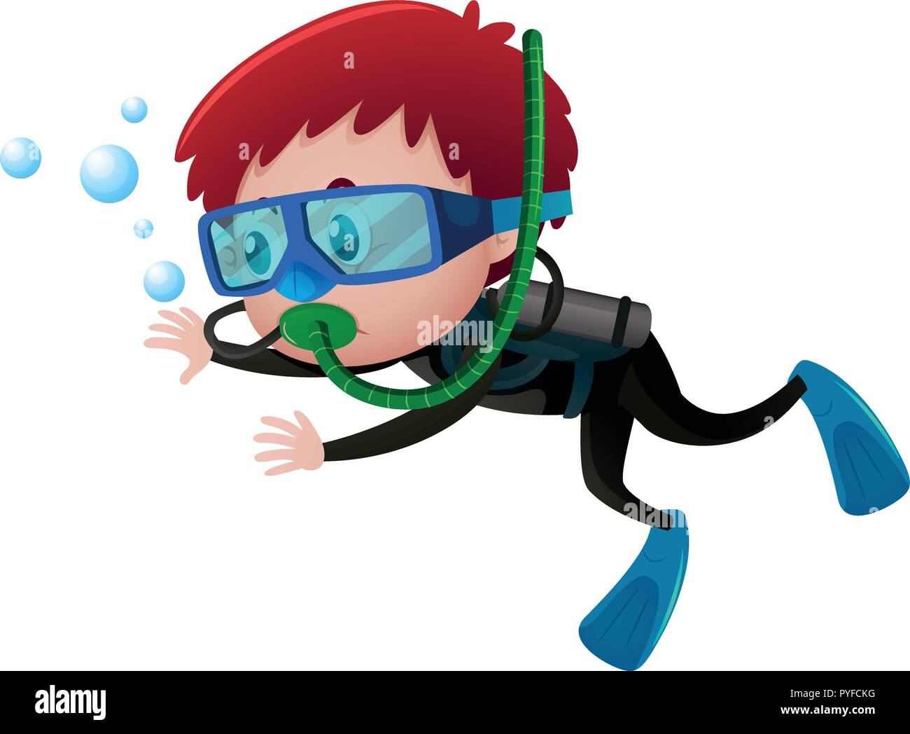 Scuba student Stock Vector Images - Alamy