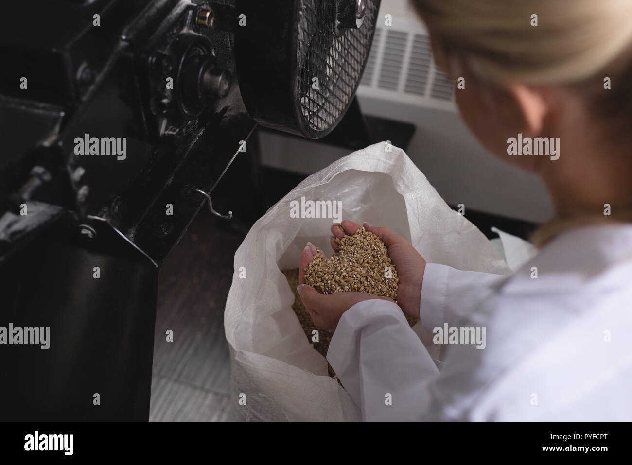 Wheat crusher machine hi-res stock photography and images - Alamy