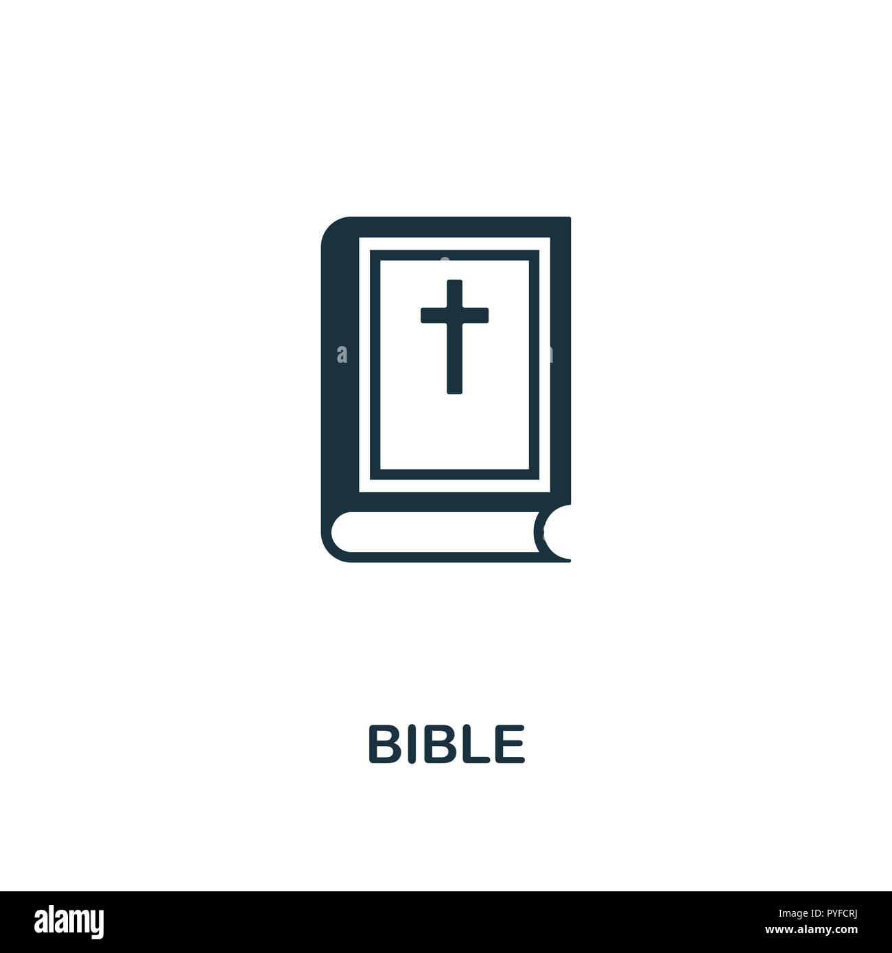 Bible icon. Premium style design from halloween collection. UX and UI ...