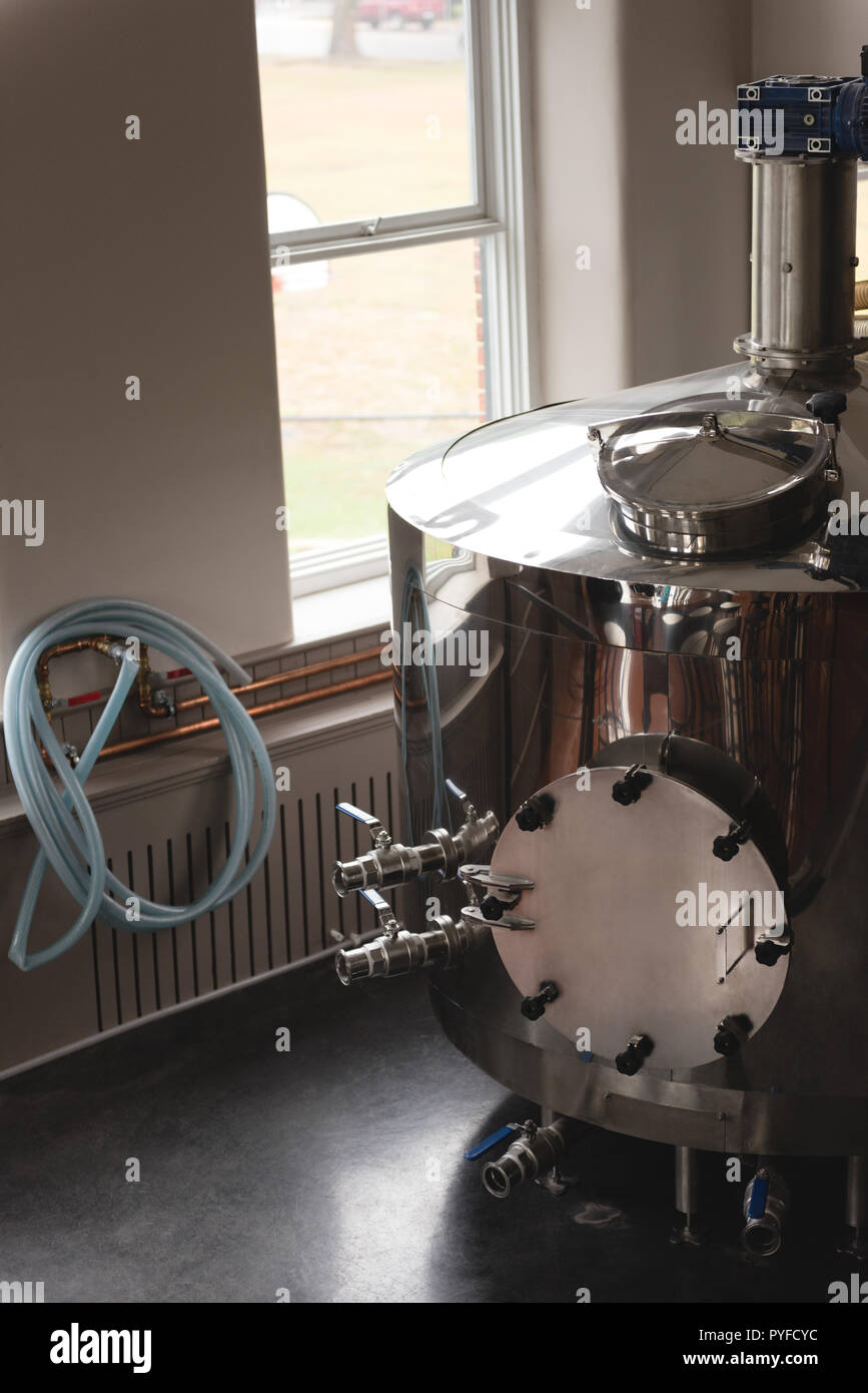 Distillery tank in factory Stock Photo - Alamy