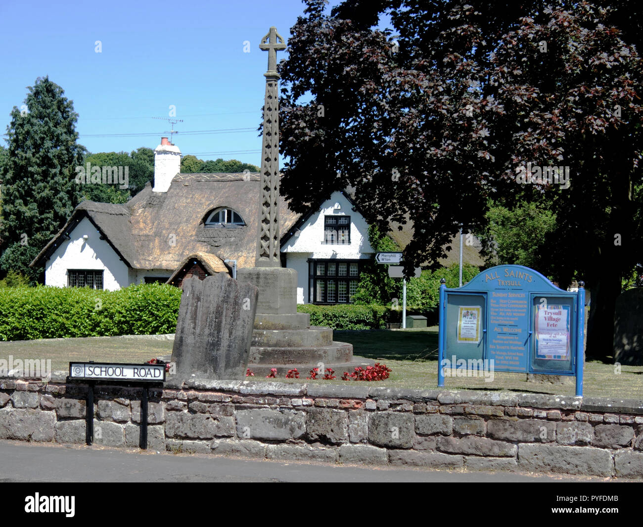 Trysull Village, South Staffordshire, England, UK in June Stock Photo ...