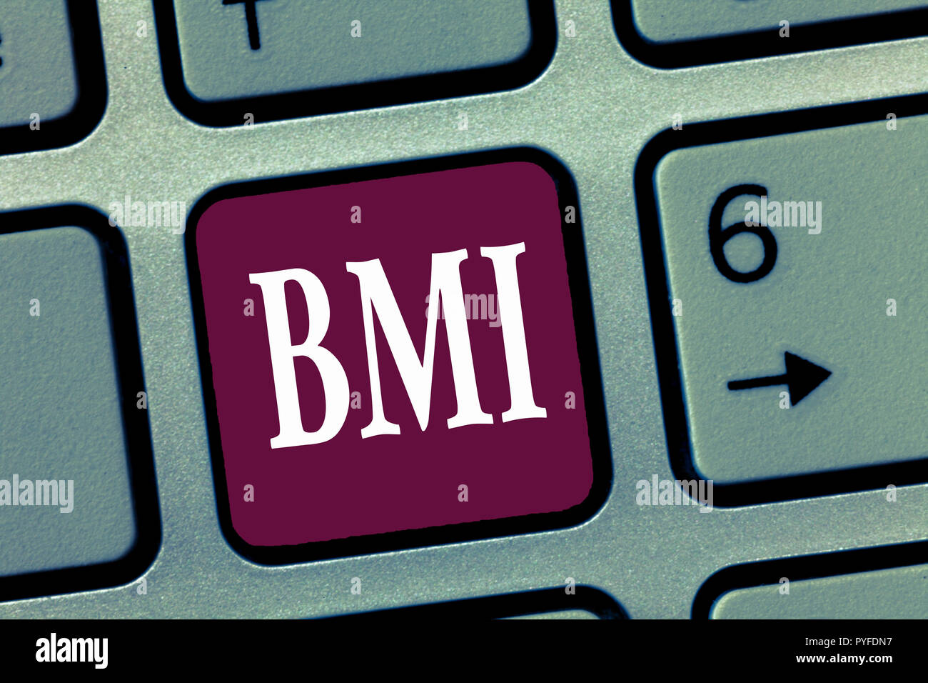 Word writing text Bmi. Business concept for Method of estimating body ...