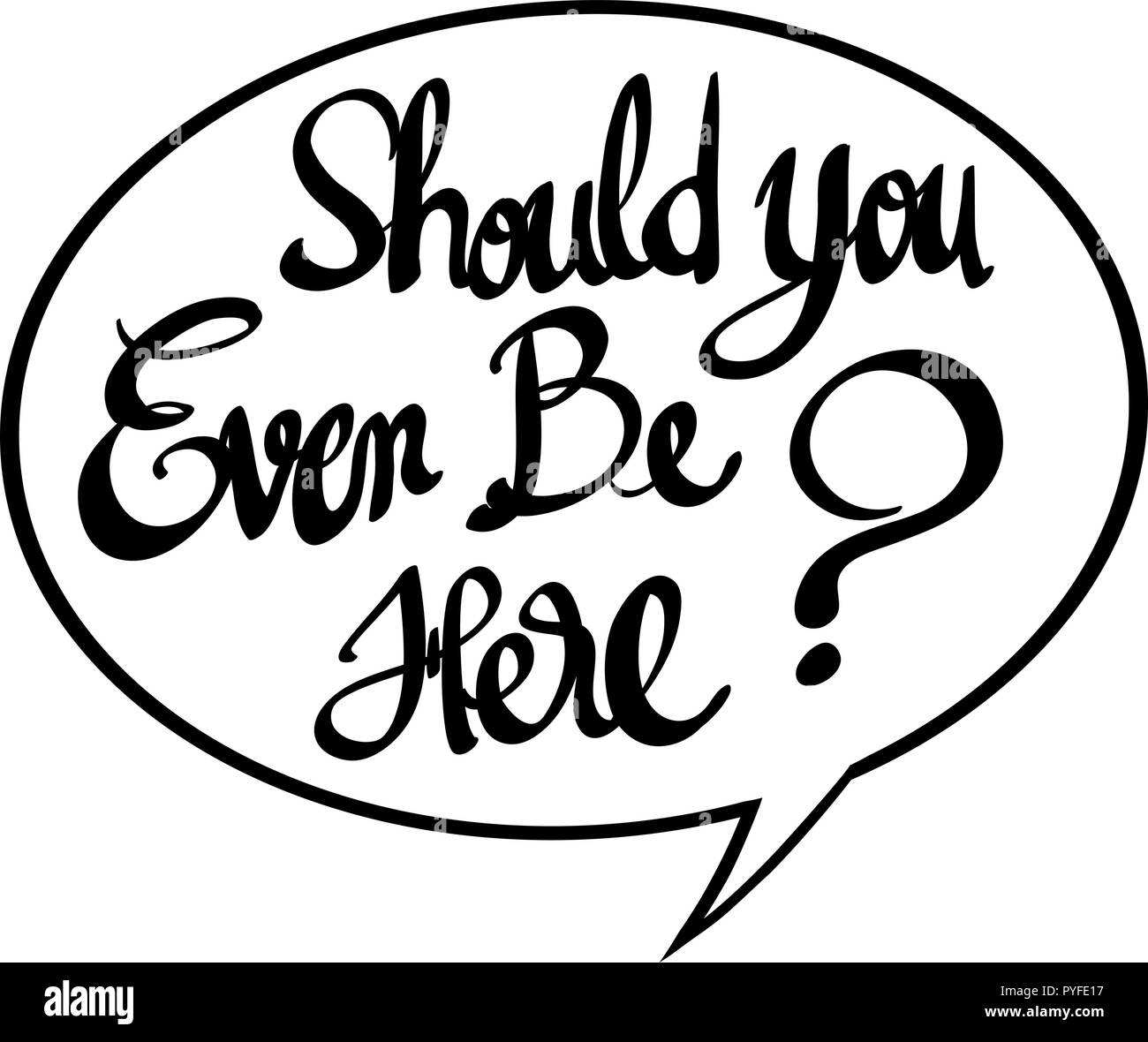 Word expression for should you ever be here illustration Stock Vector ...