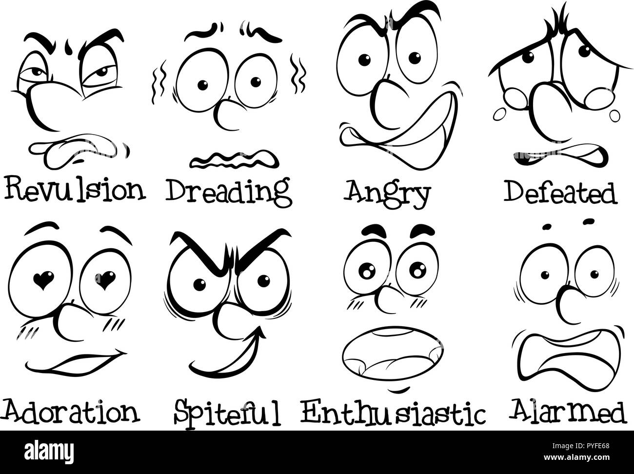 Many faces Black and White Stock Photos & Images - Alamy