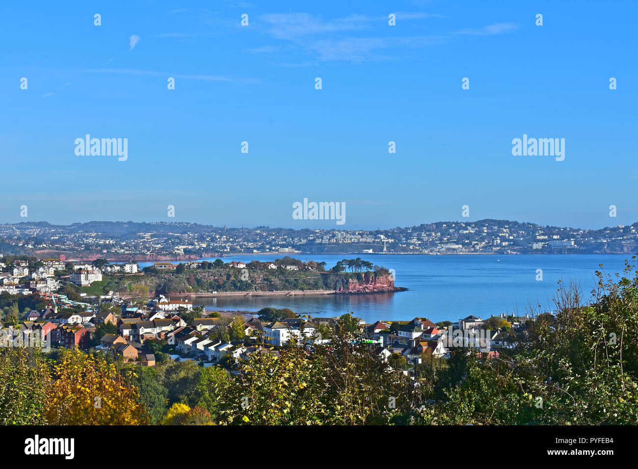 Spectacular views across Torbay towards Torquay are a major feature of ...