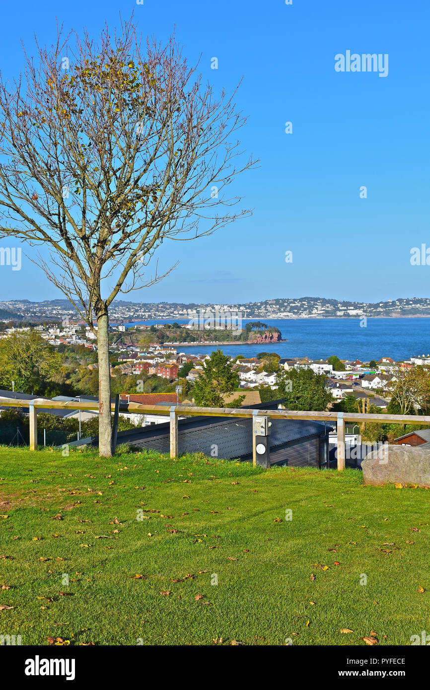 Spectacular views across Torbay towards Torquay are a major feature of ...
