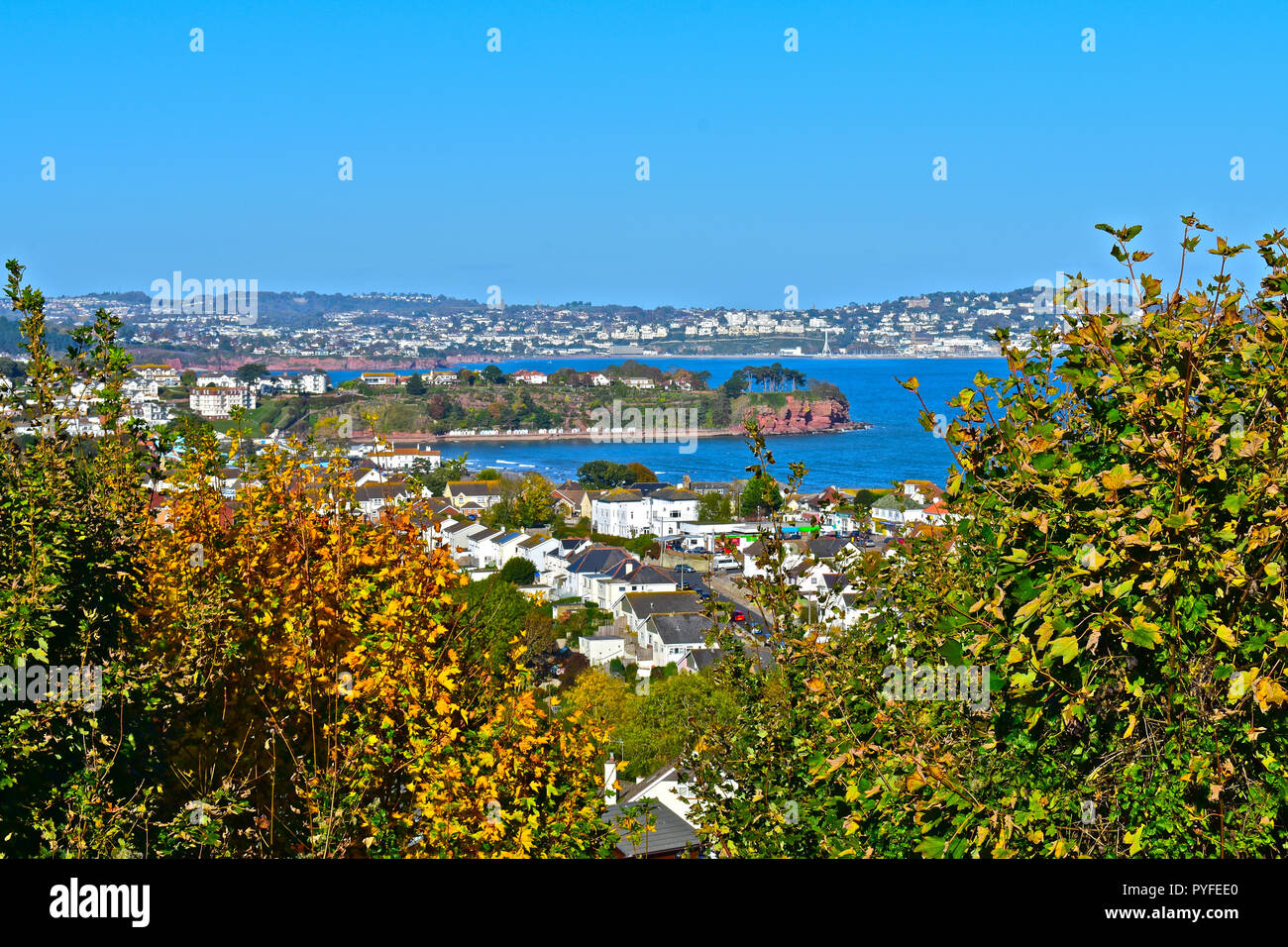 Spectacular views across Torbay towards Torquay are a major feature of ...