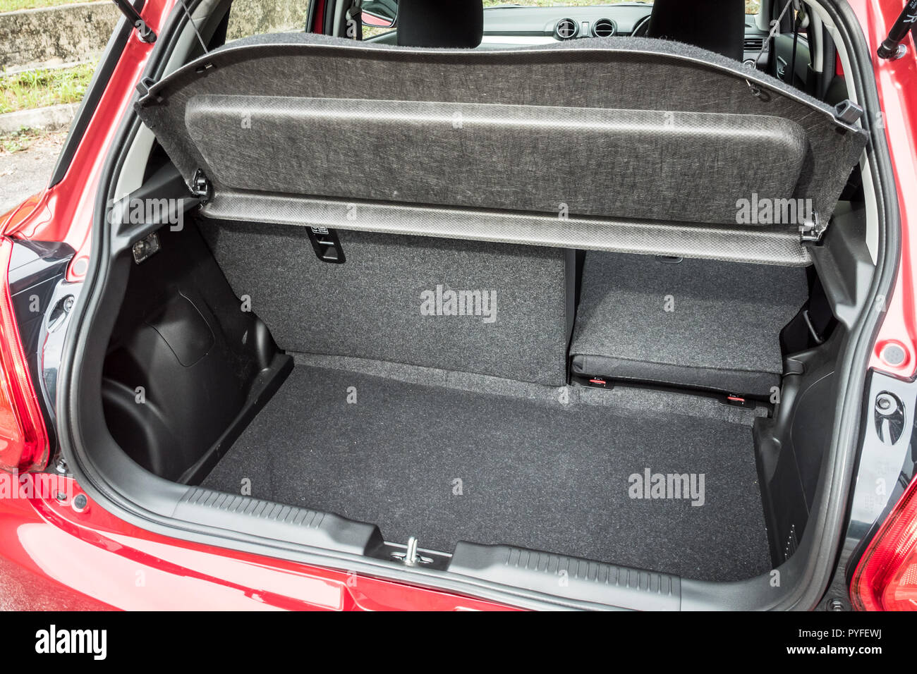 Hong Kong, China April 18, 2018 : Suzuki Swift 2018 Trunk April 18 2018 ...