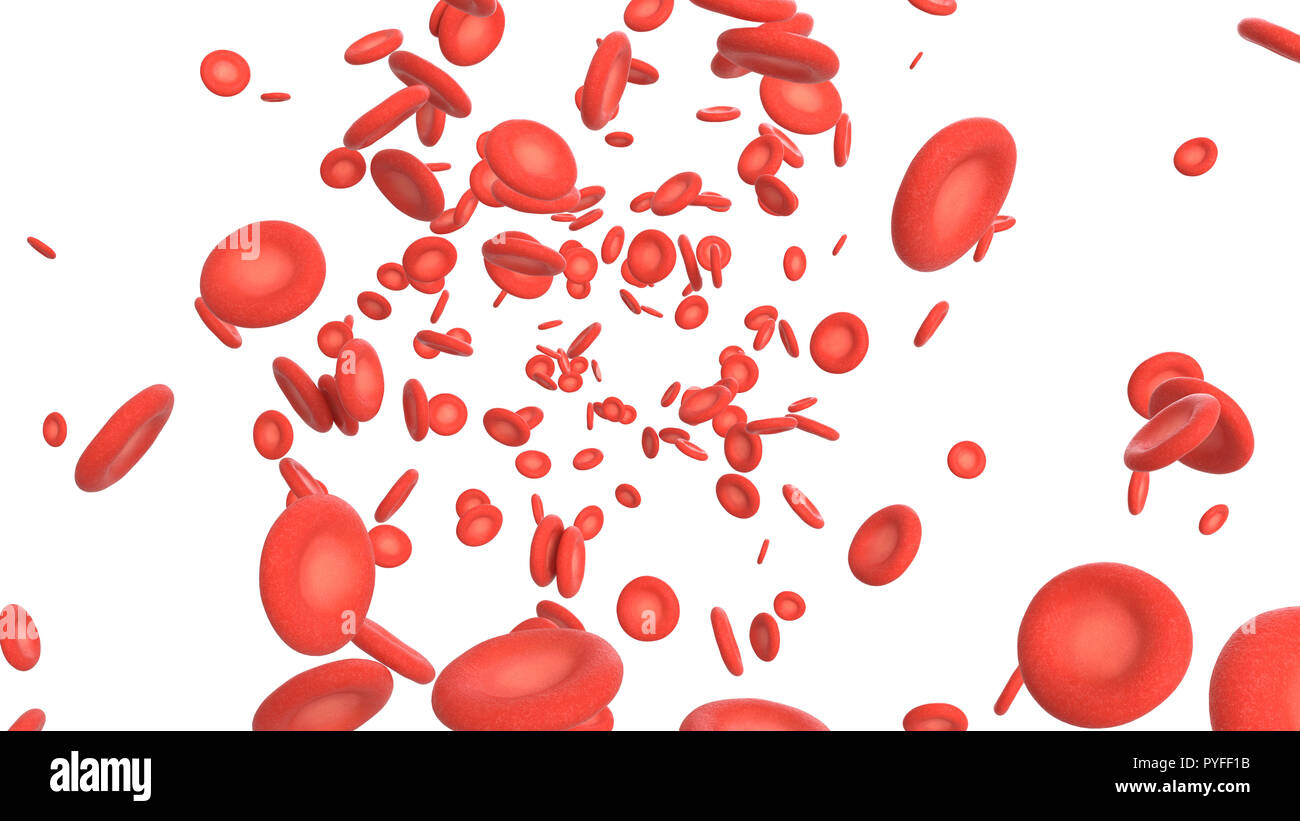 3D illustration of red blood cell Stock Photo - Alamy