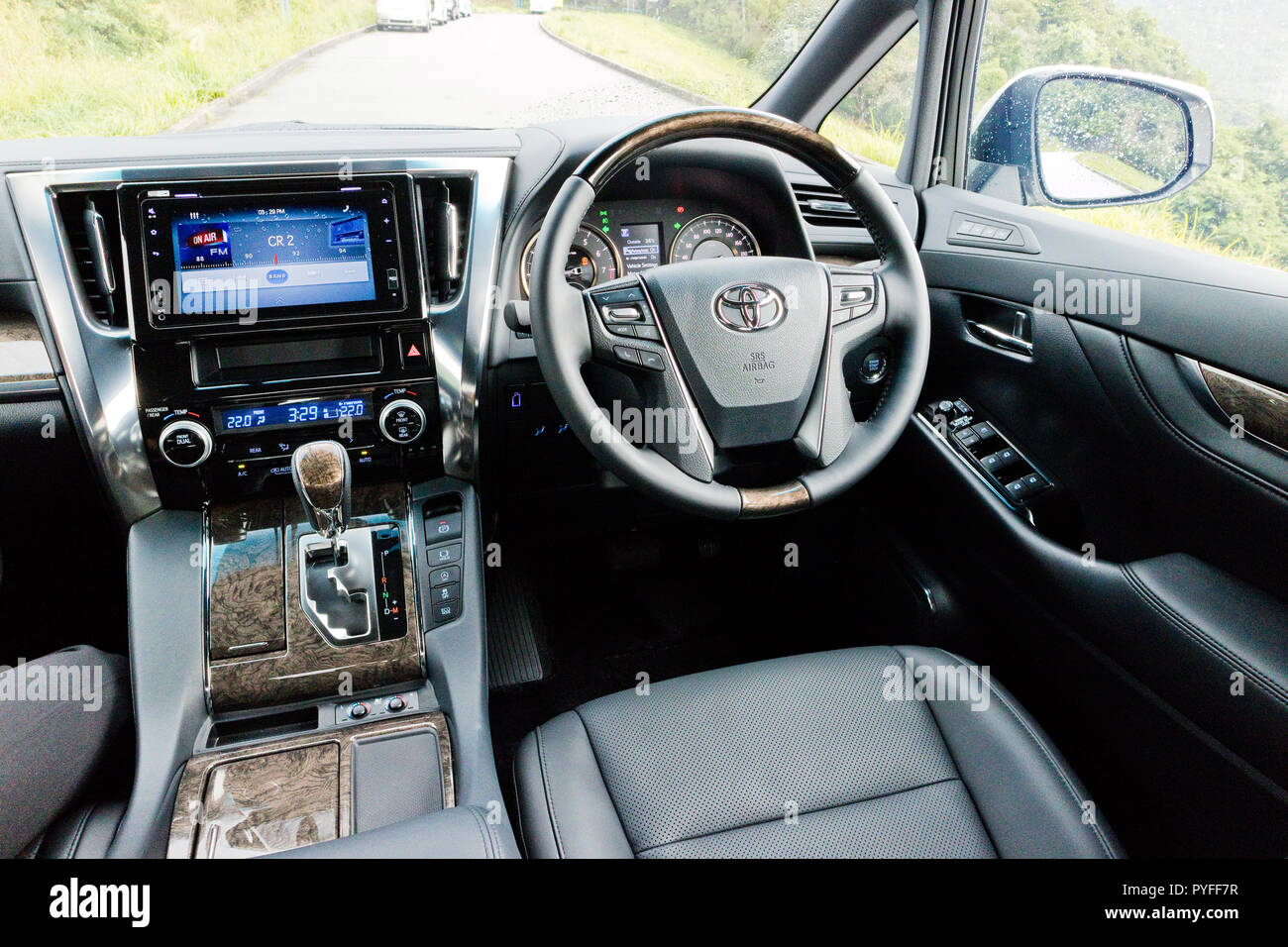 Hong Kong, China May 7, 2018 : Toyota Alphard 2018 Interior May 7 2018 ...