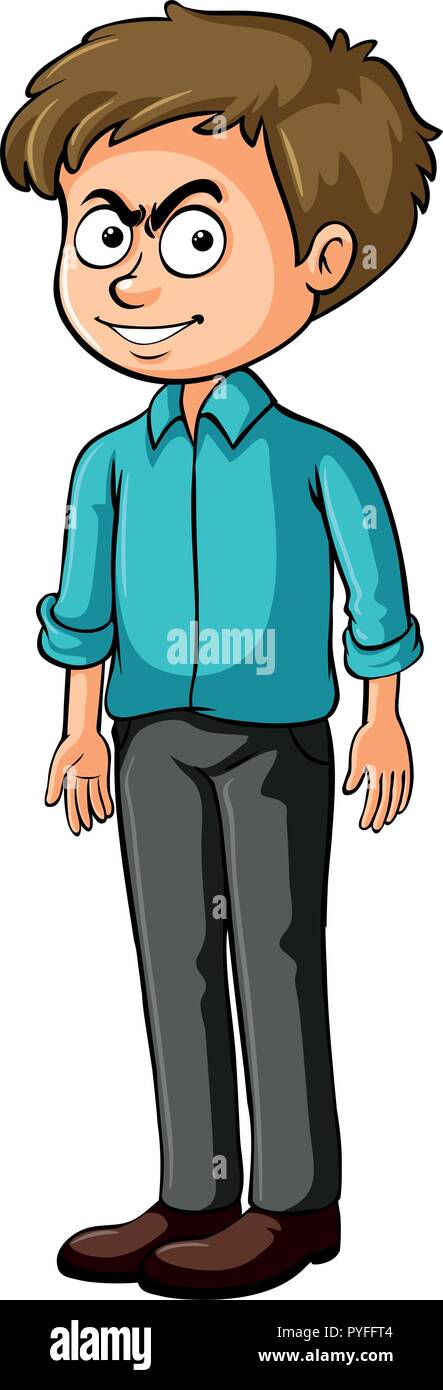 Serious expression male Stock Vector Images - Alamy
