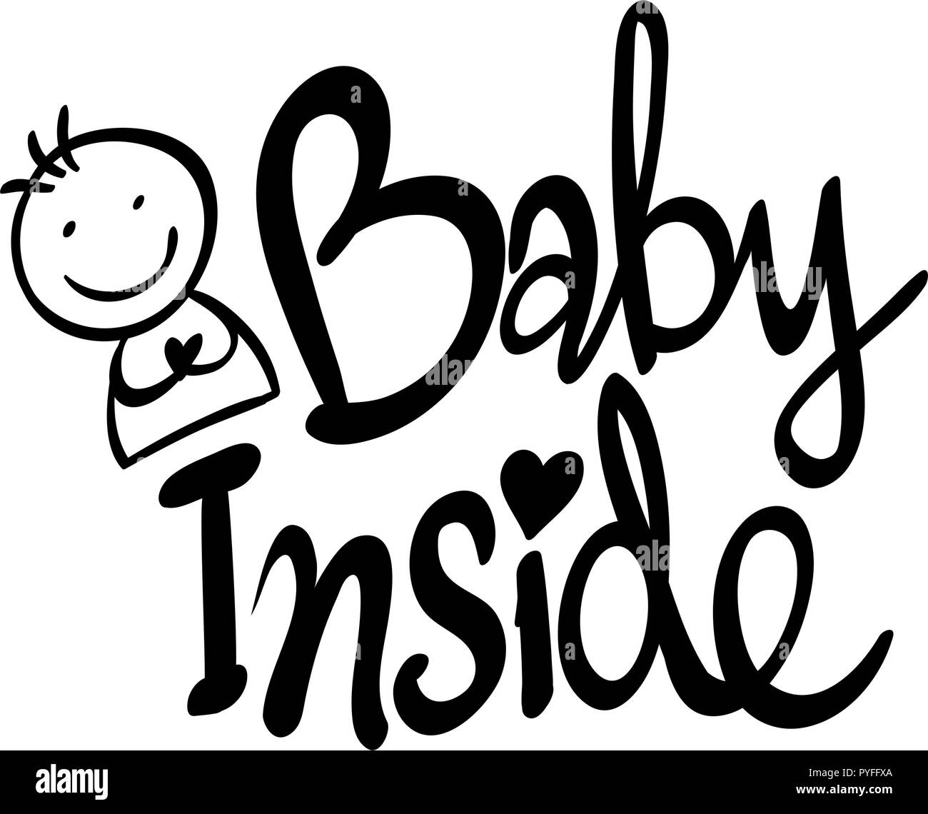Word expression for baby inside illustration Stock Vector Image & Art ...