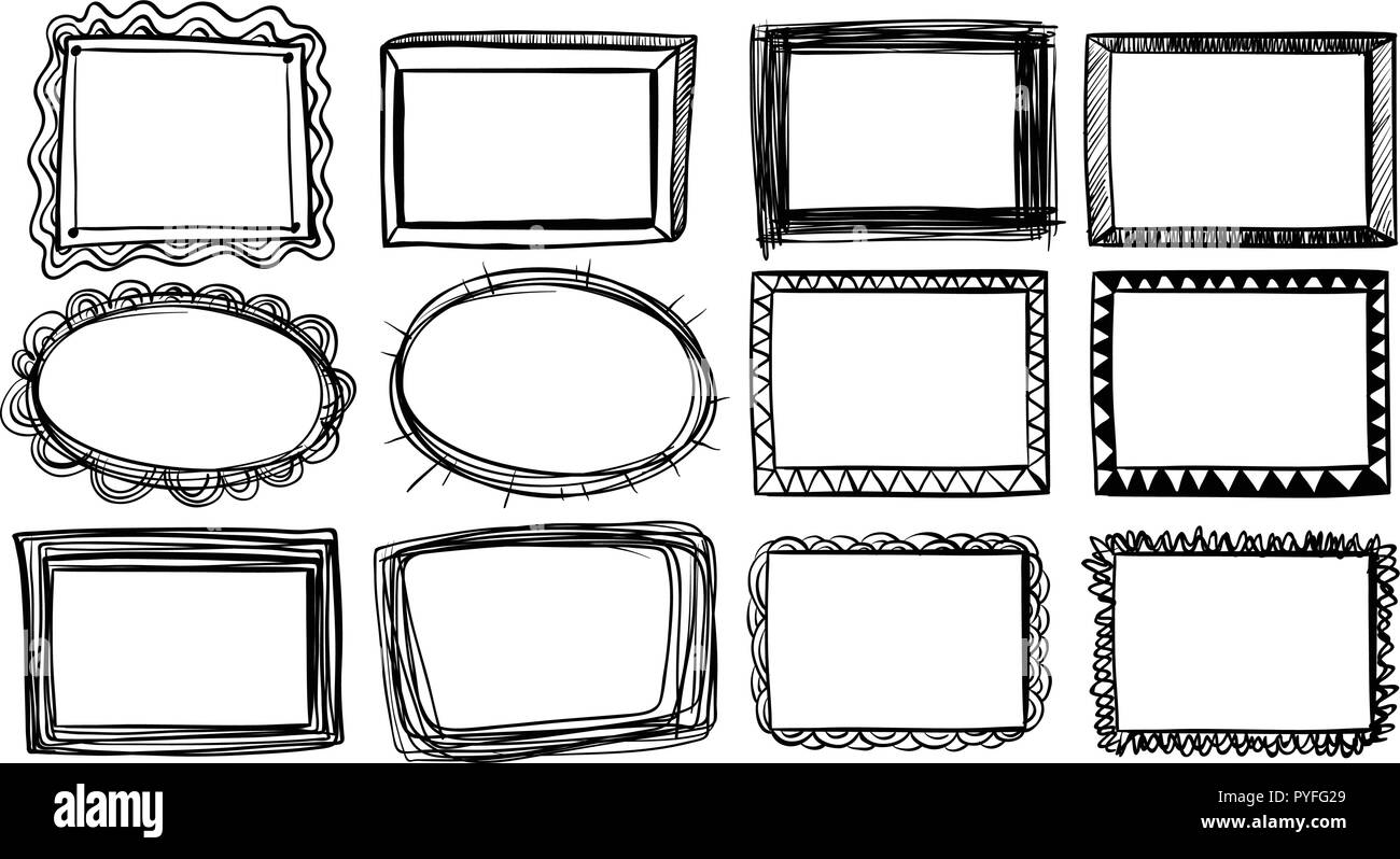 Different designs for frames illustration Stock Vector Image & Art - Alamy