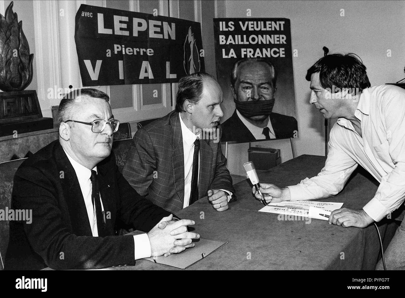 Archives 90ies: Karl Lang pays visit to Regional National Front (FN ...